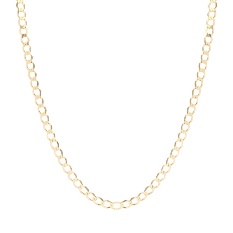 Collier Or Jaune 375 Maille Gourmette 3.7mm x 50cm Ref. 55808