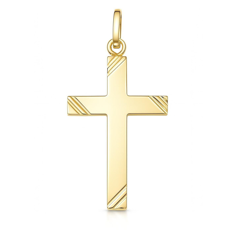 Croix Or Jaune 750 Ref. 40443