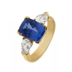 Bague Tanzanite, Bijoux en Or Blanc ou Or Jaune
