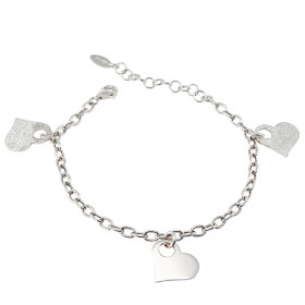 Bracelet coeur Argent