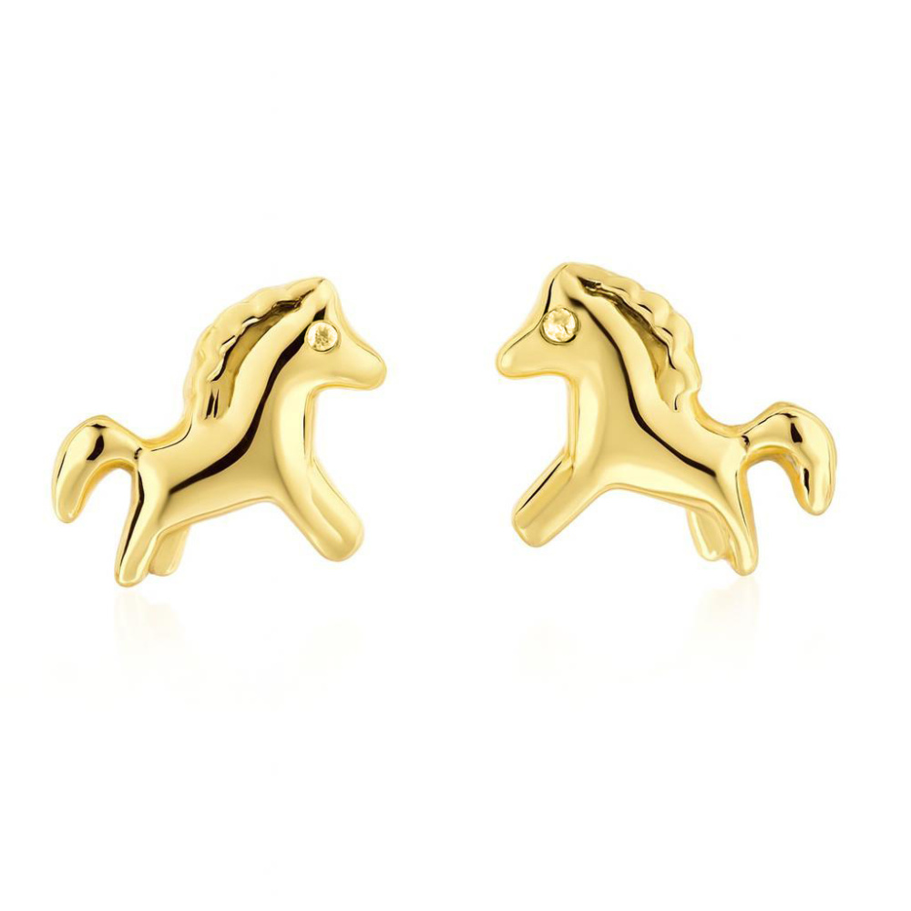 Boucles d'oreilles Or Cheval Ref. 23831