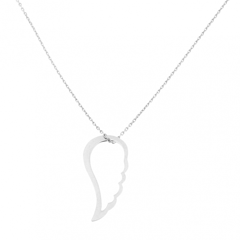 Collier aile d'ange en Argent 925 rhodié Ref. 42191