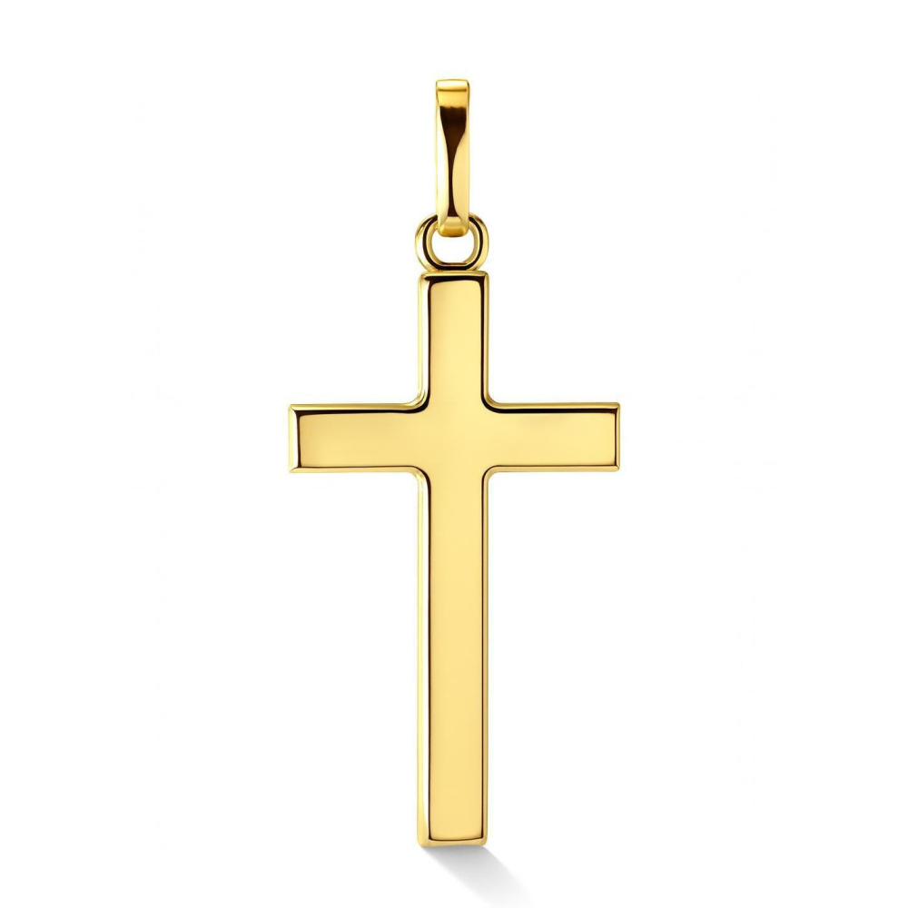 Pendentif croix en or jaune 375 Ref. 47514